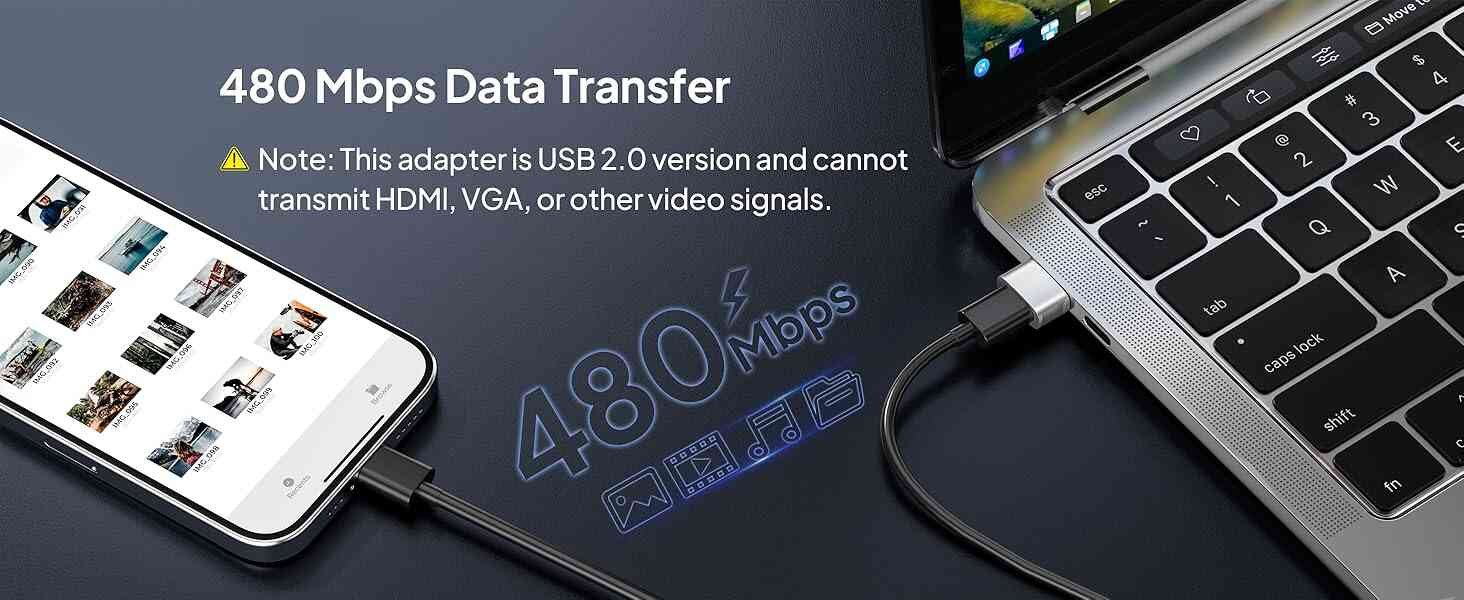 Basesailor USB to USB C Adapter 3-Pack: Old Ports Got Upgrade